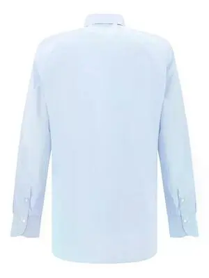 FINAMORE 1925 Spread-collar Shirt - Blue