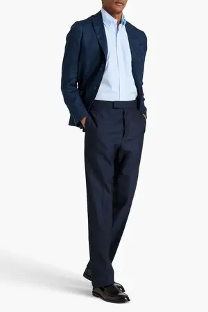 Thom Browne Wool-twill Trousers - Navy