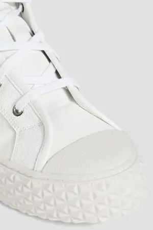Thom Browne Collegiate Leather High-top Sneakers