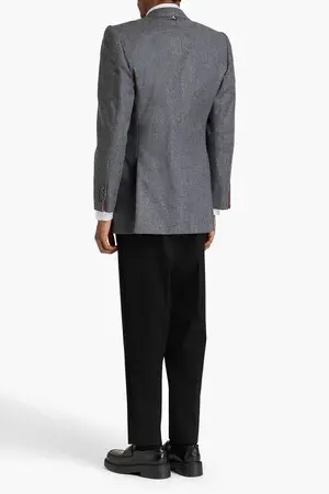 Thom Browne Woolflannel Blazer - Gray