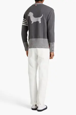 Thom Browne Hector Intarsia Cotton Sweater