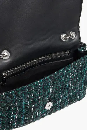 Maje Tweed Shoulder Bag