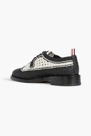 Thom Browne Woven Leather Brogues