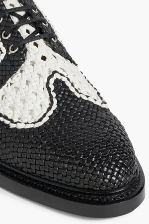 Thom Browne Woven Leather Brogues