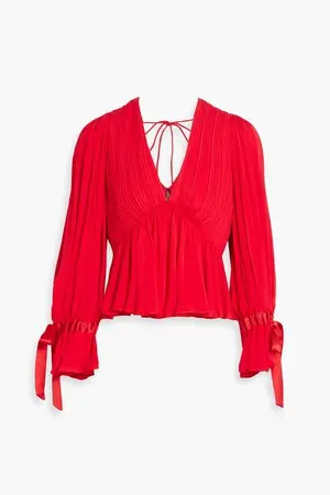 Alice + Olivia Pleated Blouses