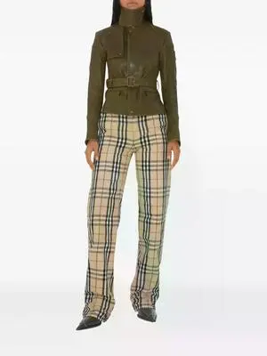 Burberry Check Pattern Jeans