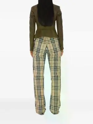 Burberry Check Pattern Jeans