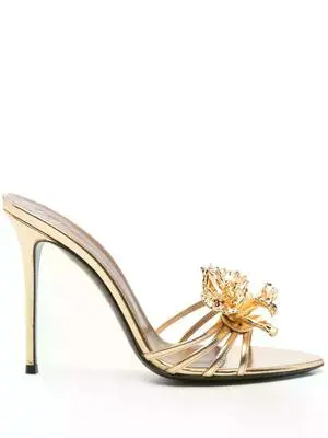 Giuseppe Zanotti Gold Tone Shoes For Women