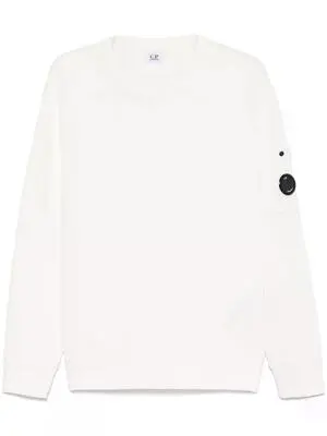 C.P. COMPANY Lens-detail Sweatshirt - White