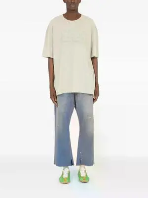 MAISON MARGIELA Logo-print T-shirt - Neutrals