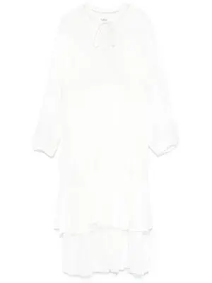 Ba&sh Plume Midi Dress - White