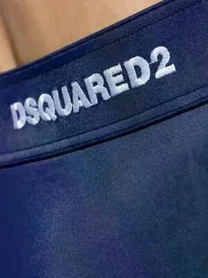 Dsquared2 Logo Embroidered Swim Trunks