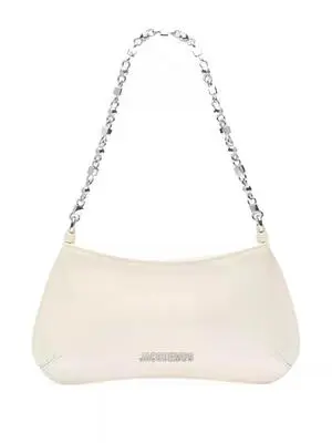 Jacquemus Le Petit Bisou Chaine Shoulder Bag - White