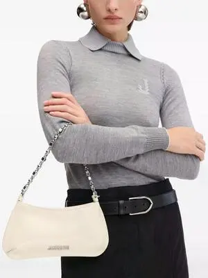 Jacquemus Le Petit Bisou Chaine Shoulder Bag - White