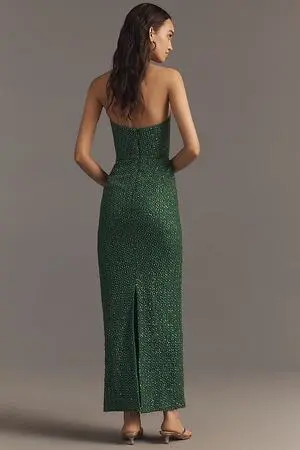 HELSI Silvia Strapless Sequin Midi Dress