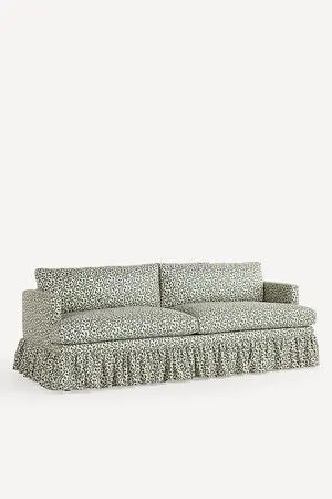 Anthropologie Bowen 83" Ruffle Sofa