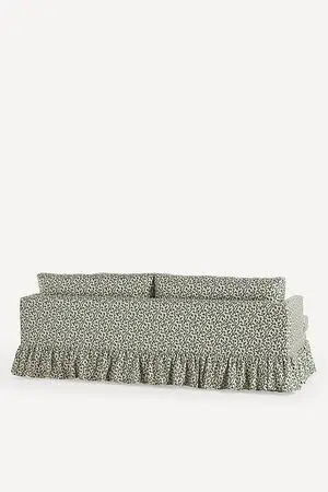 Anthropologie Bowen 83" Ruffle Sofa