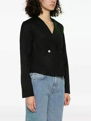 Loulou De Saison Loulou Studio Malli Double-breasted Blazer - Black