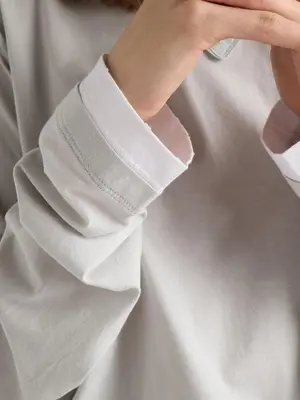 Prada Long-sleeved Jersey T-shirt