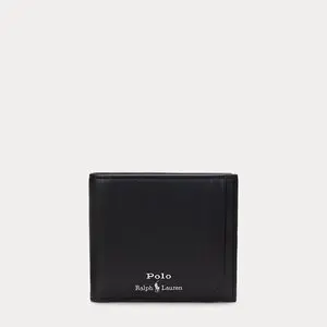 Ralph Lauren Smooth Leather Billfold Wallet - Black