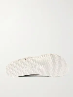 Loewe Ballet Runner 2.0 Suede-trimmed Leather Sneakers - White