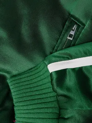 Loewe Oversized Grosgrain-trimmed Padded Satin Hooded Track Jacket