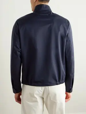 Zegna 3l Twill Blouson Jacket