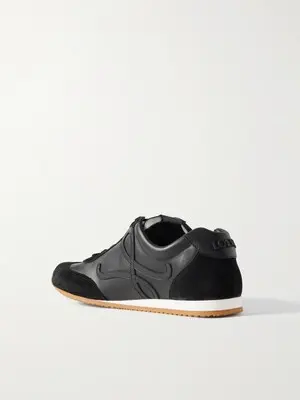 Loewe Ballet Runner 2.0 Leather Sneakers - Black