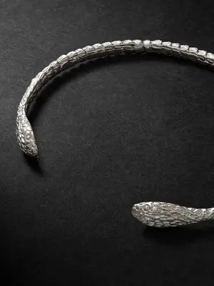 Jacquie Aiche Textured Sterling Cuff