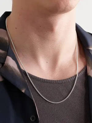 Jacquie Aiche Sterling Curb Chain Necklace