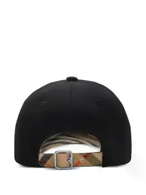 Burberry Gabardine Baseball Cap - Black