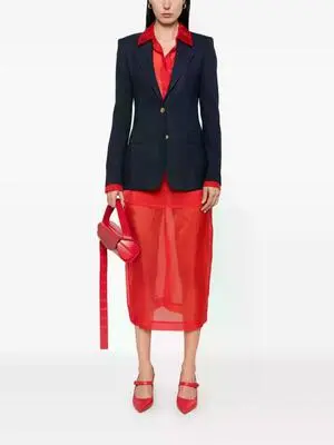 Tagliatore Single-breasted Blazer - Blue