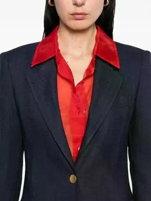 Tagliatore Single-breasted Blazer - Blue