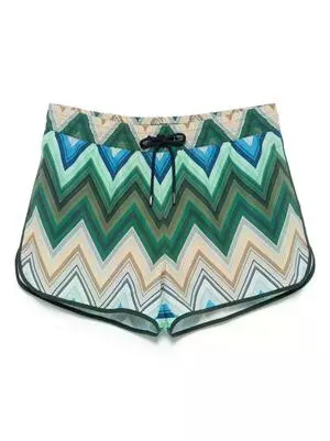 Missoni Zigzag-print Swim Shorts