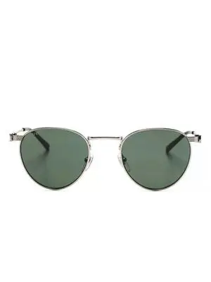 Gucci Oval-frame Sunglasses - Silver