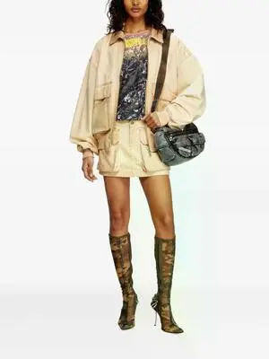 DIESEL® De-ton Denim Skirt - Neutrals