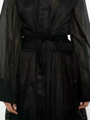 JIL SANDER Cotton Midi Slip Dress - Black