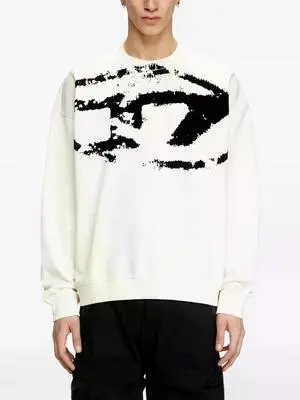 DIESEL® S-boxt-n5 Sweatshirt - White