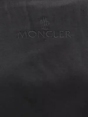 Moncler Pleated Cotton Sweatshirt - Black