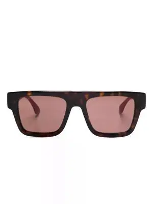 Gucci Square-frame Sunglasses - Brown