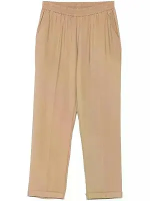 LE TRICOT PERUGIA Tapered Trousers - Neutrals