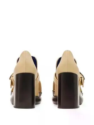 Burberry 95mm Tasseled High-heel Loafers