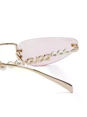 Gucci Rimless Sunglasses - Gold