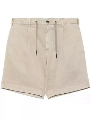 DELL'OGLIO Pleat-detail Shorts