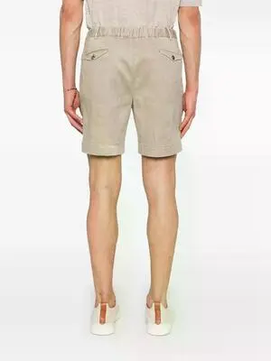 DELL'OGLIO Pleat-detail Shorts