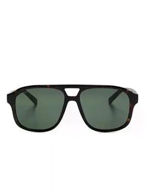 Gucci Pilot-frame Sunglasses - Brown