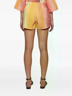 MARRAKSHI LIFE High-waisted Short Shorts - Orange