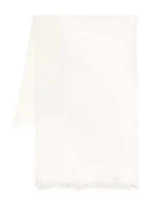 D.exterior Lurex-detail Scarf - White