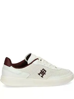 Tommy Hilfiger Monogram Color-blocked Sneakers - White