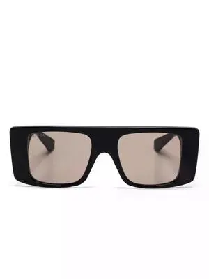 Gucci Rectangle-frame Sunglasses - Black